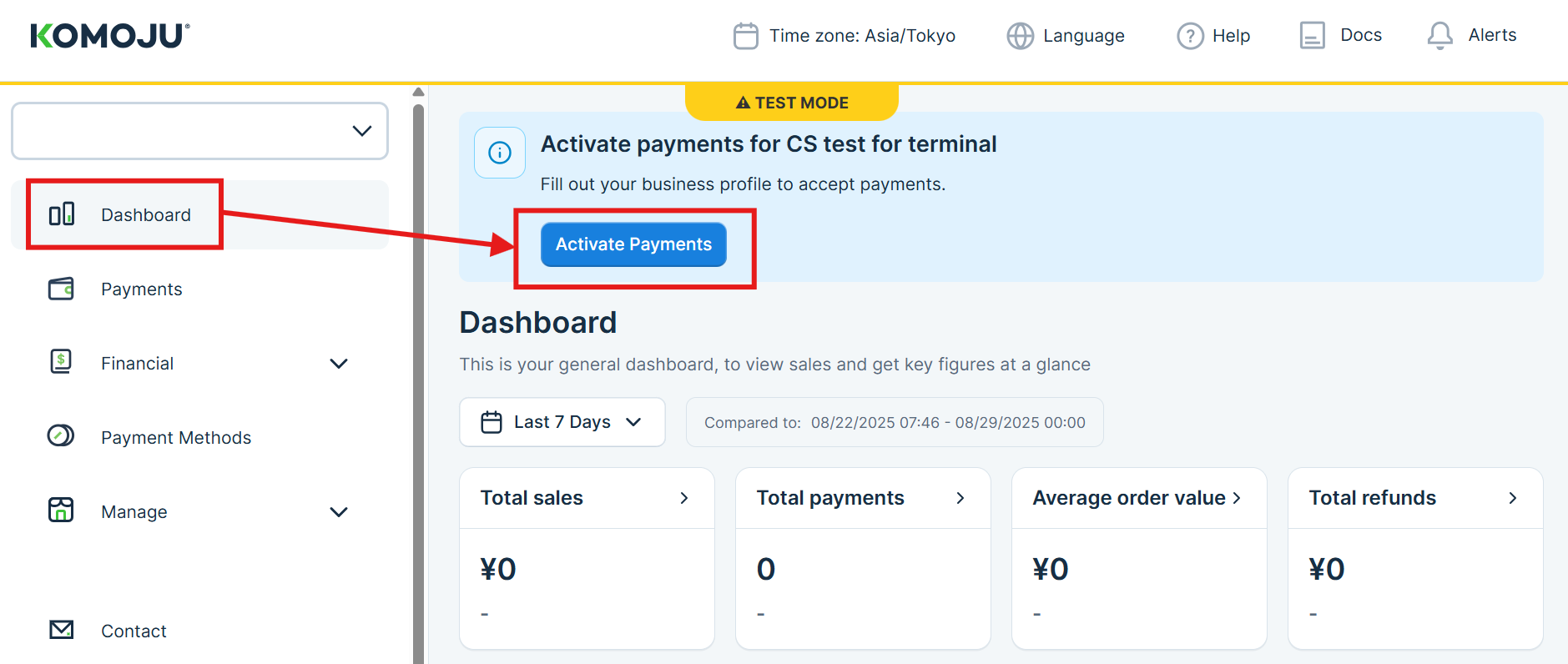 【KOMOJU Terminal】How to Apply for Additional Payment Methods – KOMOJU Help Center